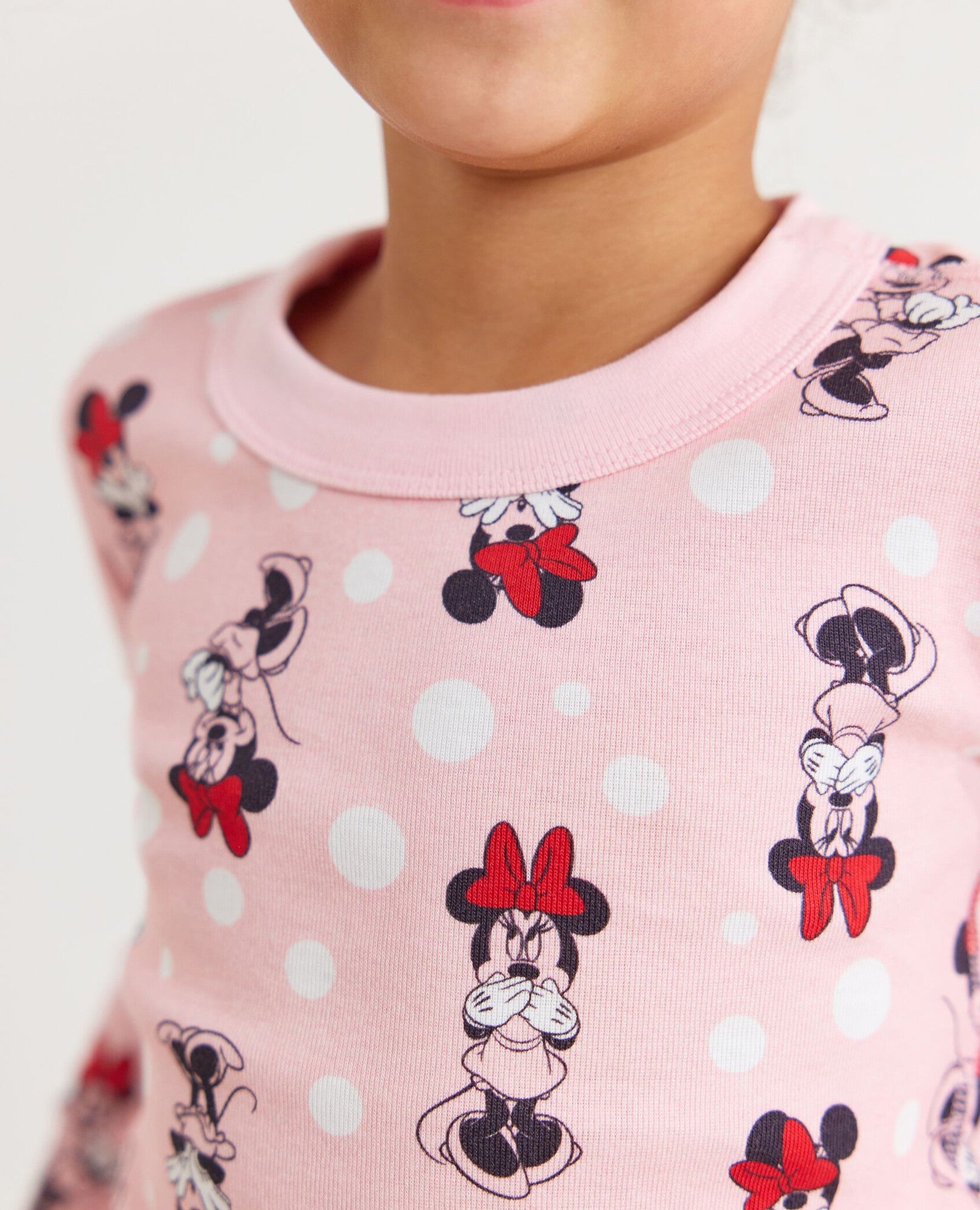 Disney Positively Minnie Long John Pajama Set | Hanna Andersson