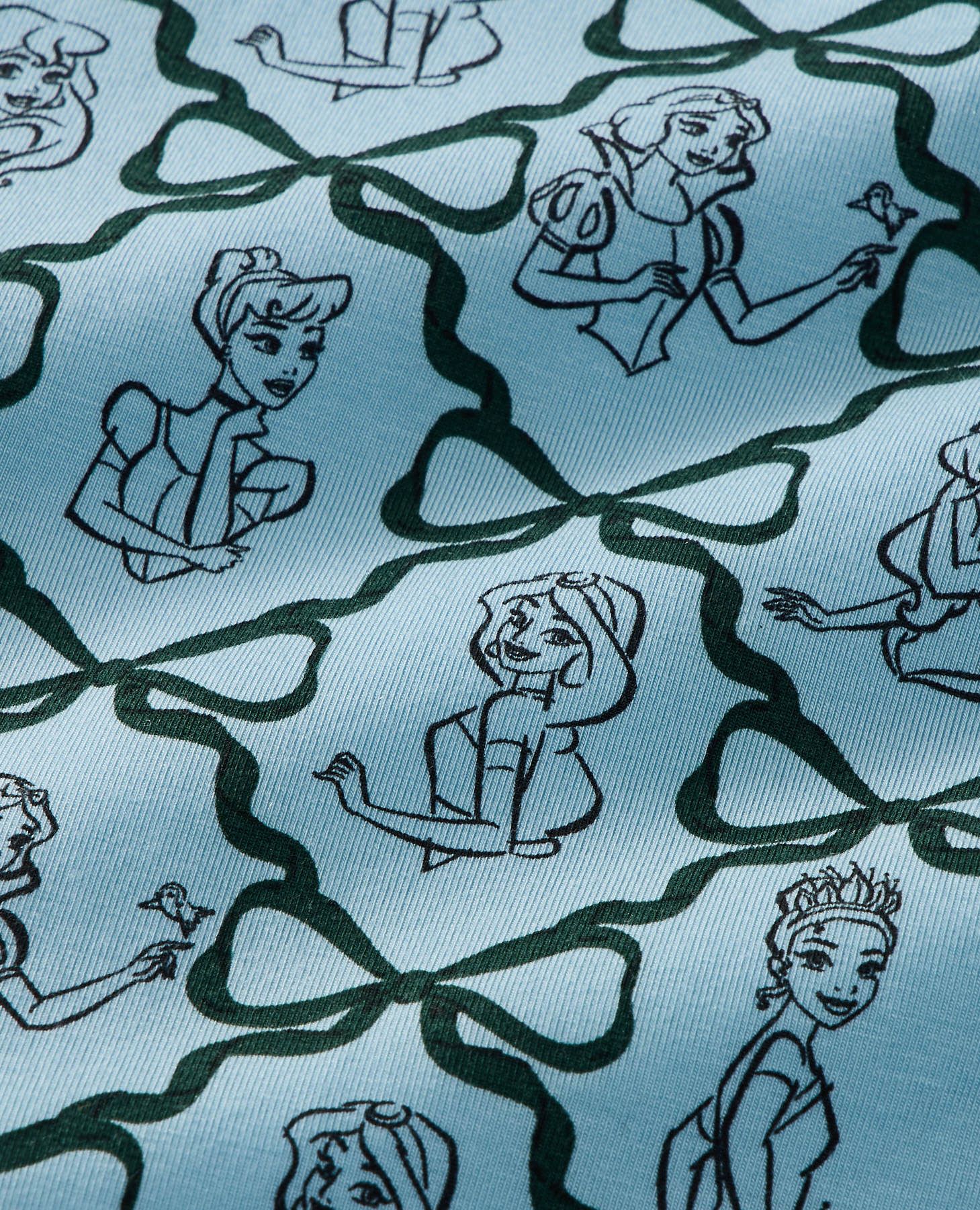 Disney Princess Holiday Long Sleeve Collared Skater Dress with Pockets ...