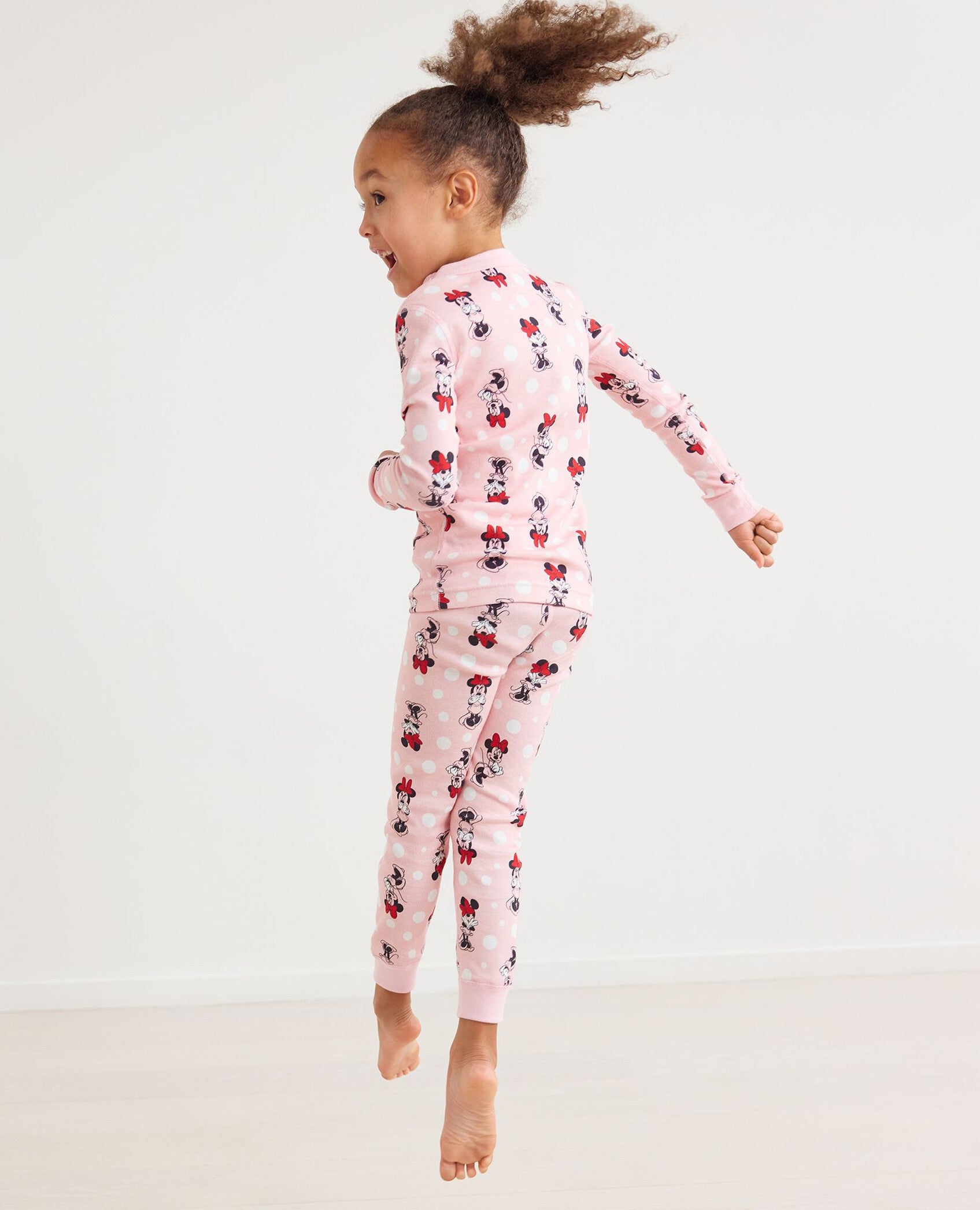 Disney Positively Minnie Long John Pajama Set | Hanna Andersson