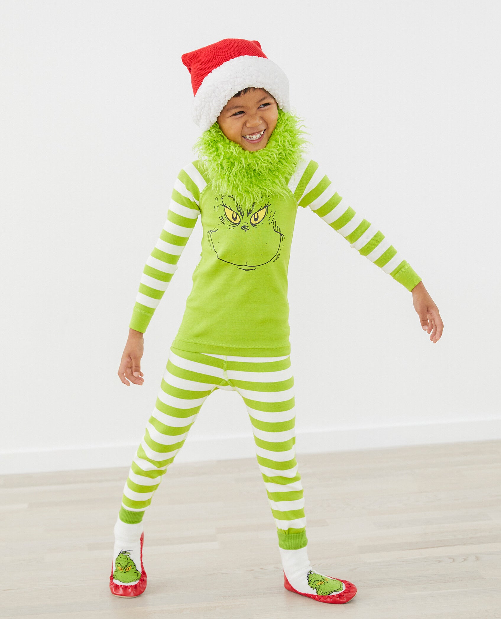 Dr. Seuss Grinch Beard + Hat Accessory Set | Hanna Andersson