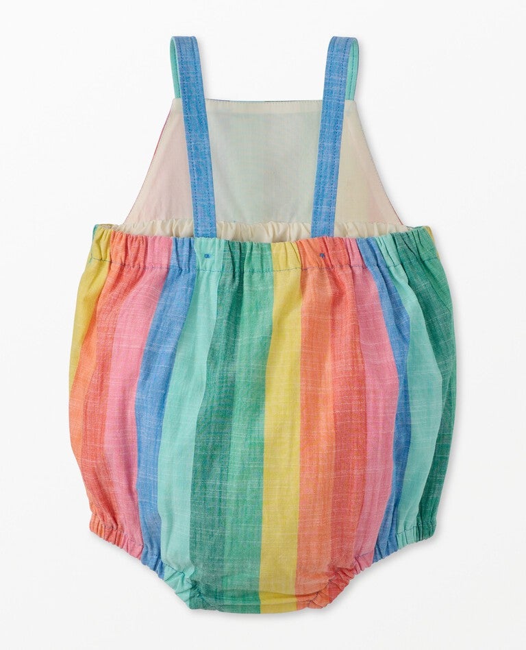 Baby Sleeveless Poplin Bubble Romper | Hanna Andersson