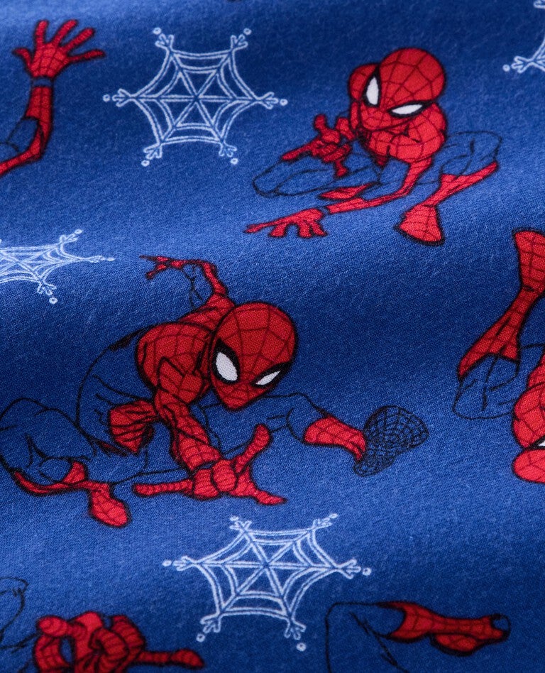 Kids Marvel Spider-Man Holiday Flannel Pajama Set | Hanna Andersson
