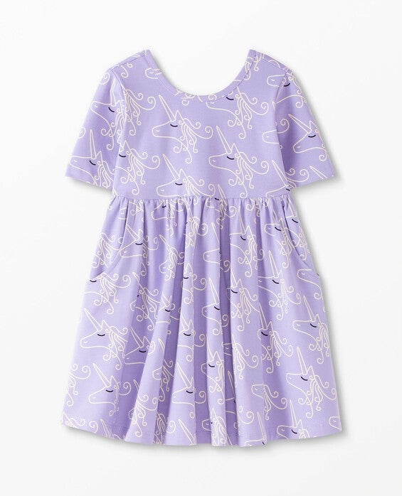unicorn pattern dress