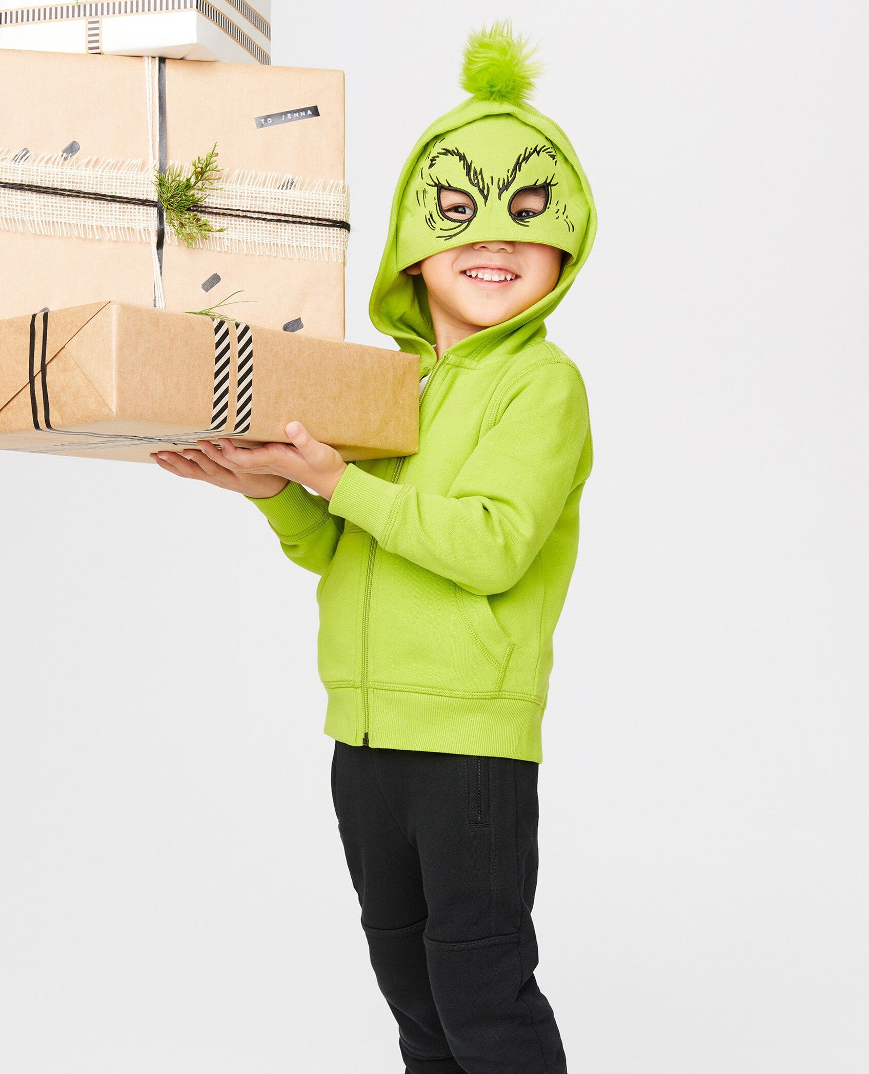 Dr. Seuss Grinch French Terry Zip Up Hoodie | Hanna Andersson